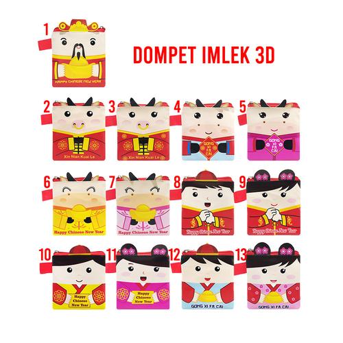 Jual Dompet Angpao Imlek 3D Kerbau Tahun Baru Sincia Chinese New Year Sapi - Random - Kota ...