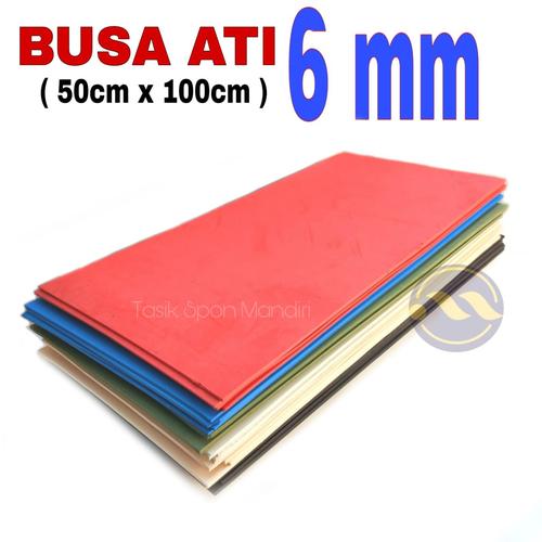 Jual Busa Ati 6mm (50x100cm) / Spon Eva / Busa Hati / Foam Art / Busa ...