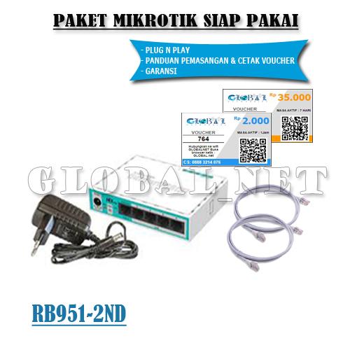 Jual Mikrotik Rb951-2nd+Setting Sistem Voucher Usaha Wifi Hotspot RT RW ...