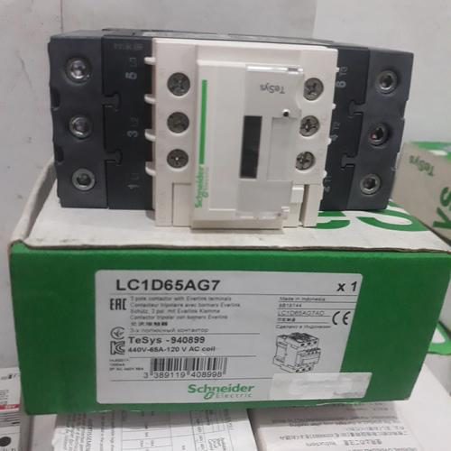 Jual CONTACTOR SCHNEIDER LC1D65AG7 440V - 65A - 120VAC - Jakarta Pusat ...