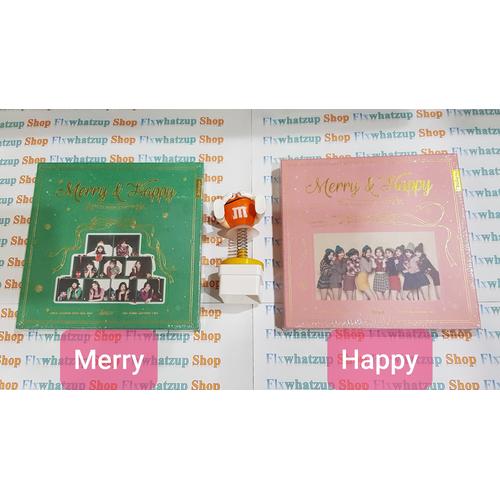 Jual Twice Merry & and Happy [1st Studio Album] Official Album SEALED ...