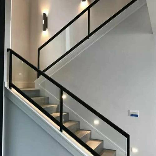 Jual Railing Hollow Holo Besi Kaca Tempered 10 mm Minimalis Mewah ...