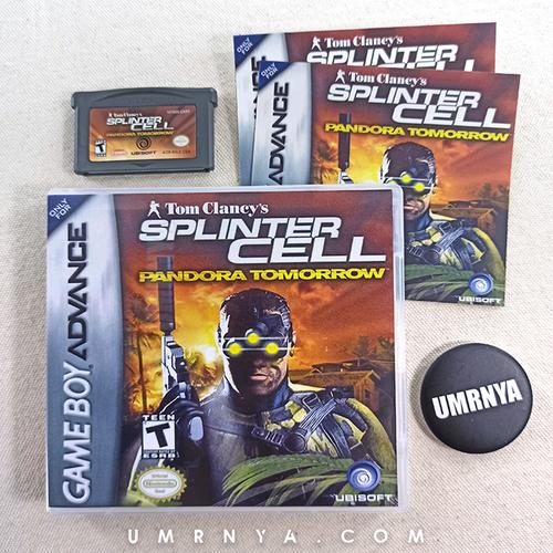 Jual Original Clancy's Splinter Cell Pandora Tomorrow Nintendo Gameboy ...