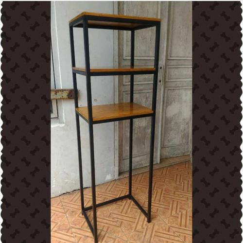 Jual Rak Besi Ambalan Kayu Rak Besi Minimalis Kitchen Set Lemari Besi ...