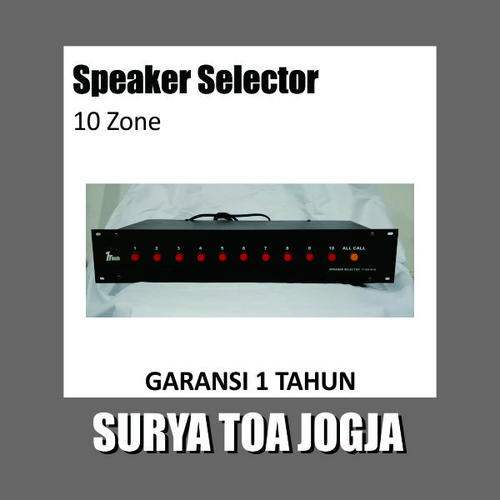 Jual Speaker Selector Spiker 10 Switch Tombol Audio Zone Ch Channel ...