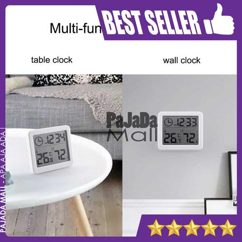 Jual Jam Digital Meja / Tempel Dinding Thermometer Hygrometer Sensor ...
