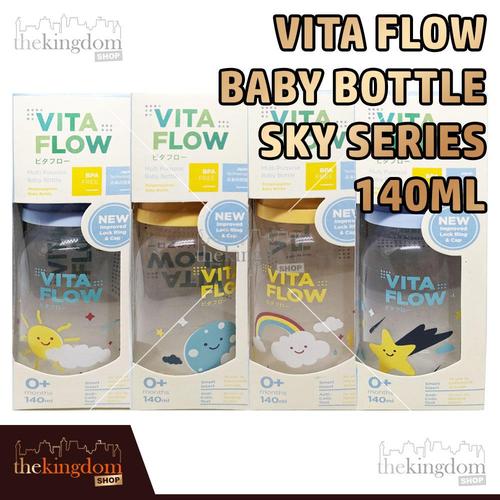 Jual Vitaflow Baby Bottle Sky Series 140ml Vita Flow Botol Susu ...