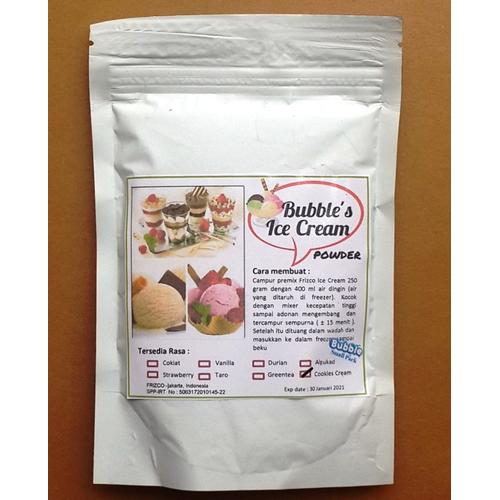 Jual Ice Cream Frizco VANILLA 250gr POWDER bubuk es krim Frisco VANILA ...