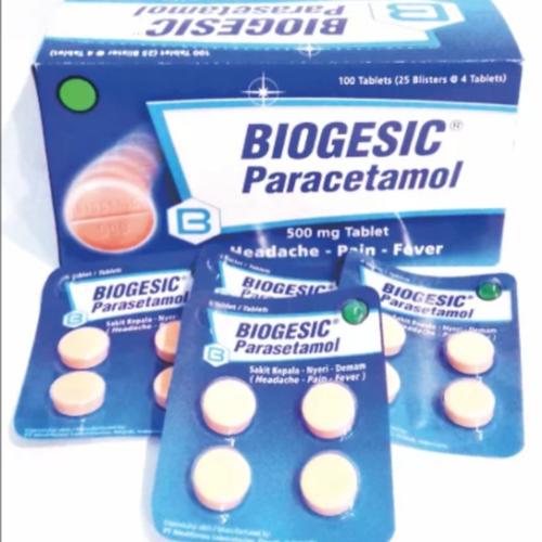 Jual BIOGESIC 100'S TABLET DARYA / PARACETAMOL / OBAT DEMAM / SAKIT ...
