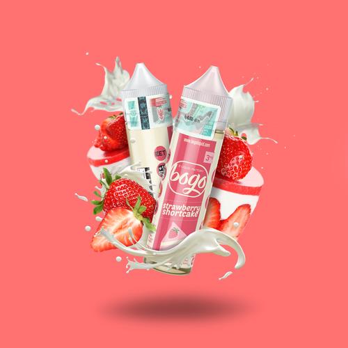 Jual Bogo E-Liquid STRAWBERRY SHORTCAKE 60ml E-juice, Rokok Elektrik ...
