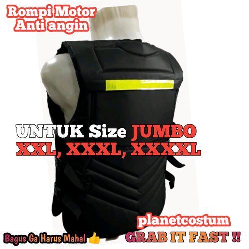 Jual Rompi Motor bikers ukuran Big Size Jumbo anti angin protector dada ...