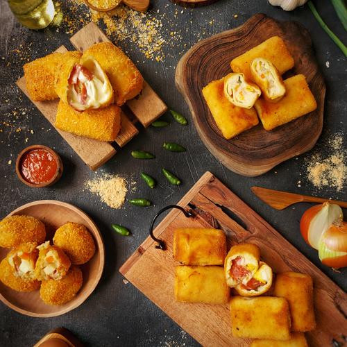 Jual PAKET MIX : KROKET SMOKED BEEF CHEESE + RISOLES (Ada 6 Varian Isi ...