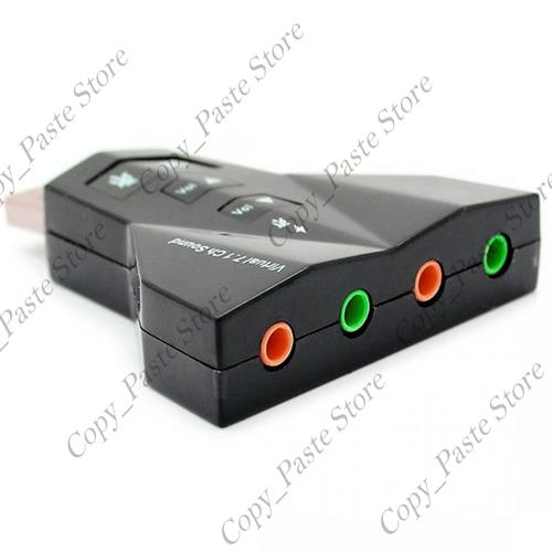 Jual USB 2.0 Audio 7.1 Ch Usb Sound Card 5HV2 BISA DI PC - MAC- ANDROID ...