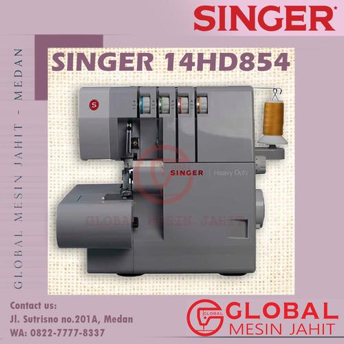 Jual SINGER Heavy Duty 14HD854 Overlock Mesin Obras Pinggir Neci ...