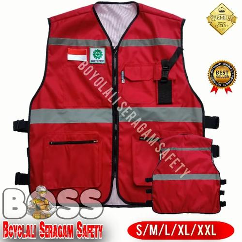 Jual ROMPI KERJA SAFETY TASLAN MERAH ORIGINAL TERBARU - Kab. Boyolali ...