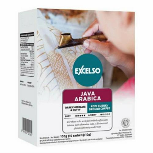 Jual Coffee Excelso Java Arabica 100gr (10 sachet @10gr) Box - Jakarta ...