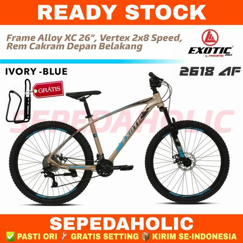 Jual Sepeda Gunung 26" Inch MTB EXOTIC 2618 AF Alloy 16 Speed Rem ...