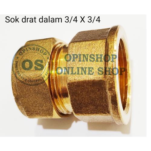 Jual Sambungan pipa air panas khusus pipa p.e sok drat dalam 3/4 x 3/4 ...