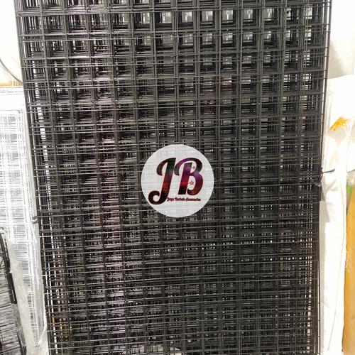 Jual Ram besi hitam115x75 cm Rak pajangan dinding aksesoris hp display ...