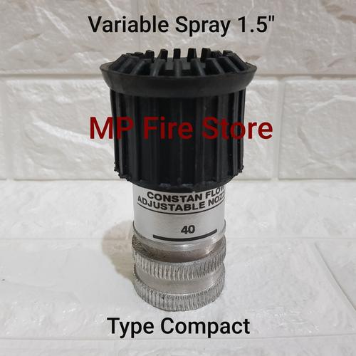 Jual Variable Head Nozzle Nuzzle Spray Pemadam 1.5 Inch Fog Model ...
