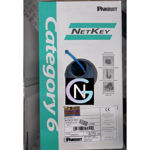 Jual PANDUIT NetKey Cat6 / Kabel UTP Cat 6 / Kabel Lan Cat6 305m - Biru ...