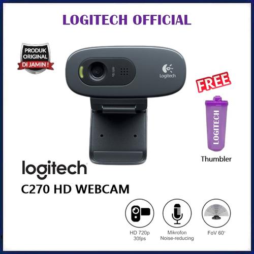 Jual Logitech C270 Webcam HD 720P Web Cam C 270 - Jakarta Selatan ...
