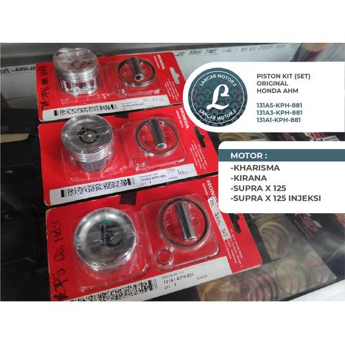 Jual Piston Kit Seher Kharisma Supra X 125 Kirana KPH Original AHM ...