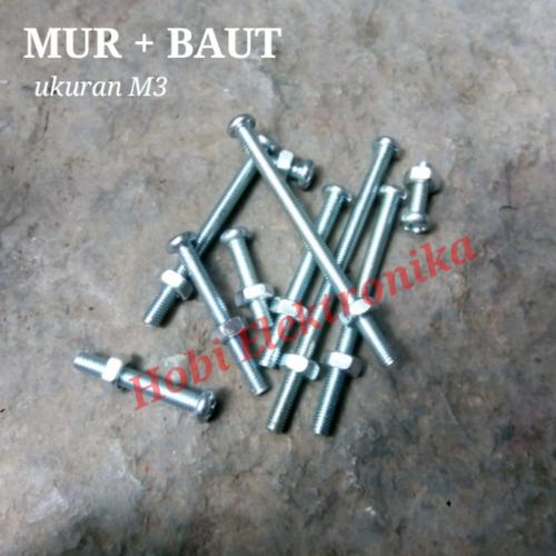 Jual Baut dan Mur ukuran M3 - 40mm - Kota Surabaya - Hobi Elektronika ...