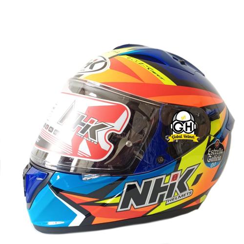 Jual HELM NHK FULL FACE NHK GP PRIME MOTIF RYUSEI DARK BLUE GLOSSY - S ...