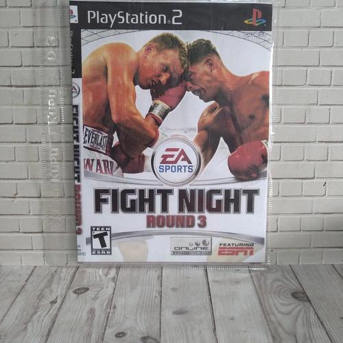 Jual CD DVD KASET ORIGINAL PS2 Fight Night ROUND 3 USA Bahasa Inggris ...
