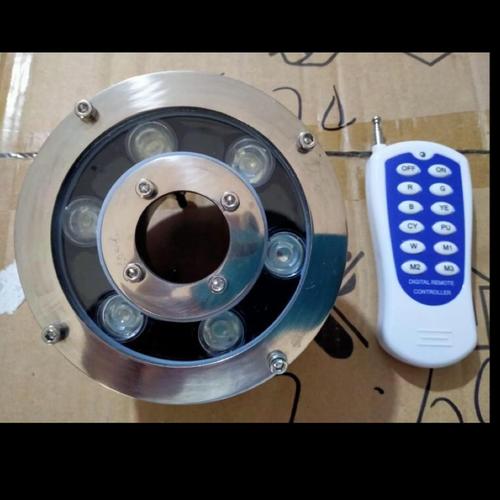 Jual lampu kolam air mancur rgb warna warni 6w 12w 12v fountain lamp ...