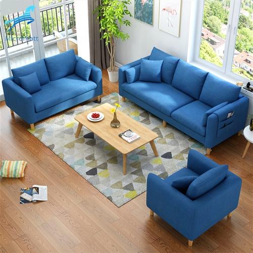 Jual SOFA RETRO FORMASI 321 / SOFA RUANG TAMU 321 / SOFA MODERN - BIRU ...