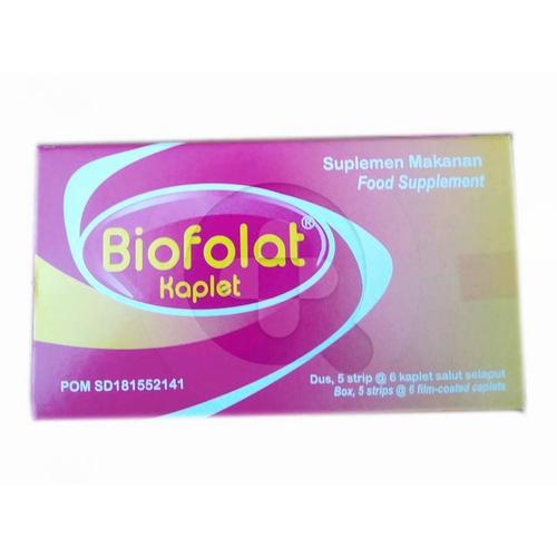 Jual BIOFOLAT KAPLET BOX ISI 30 -Anti mual pada masa kehamilan & asam ...