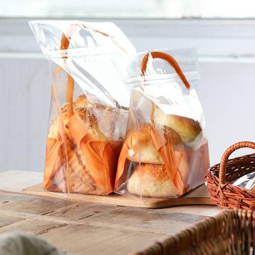 Jual plastik roti tawar ziplock tebal /zippper bag toast box / bread ...