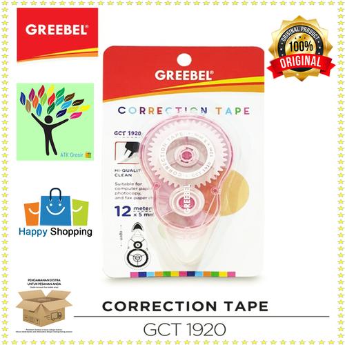 Jual Correction Tape / Tipe-ex Roll Kertas Greebel 1920 - Jakarta Barat ...