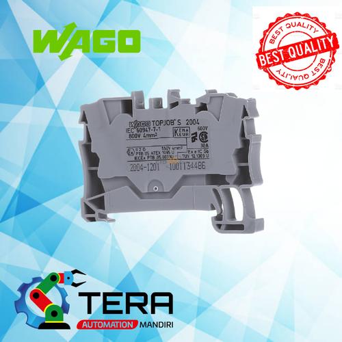 Jual Wago 2004-1201 Terminal Block, Din Rail, 2Pos, 16Awg - Jakarta ...