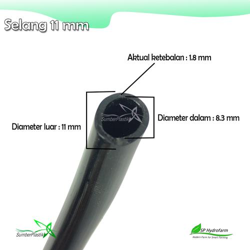 Jual Selang PE 11mm Fertigasi Hidroponik Meter - Kab. Blitar - Grosir ...