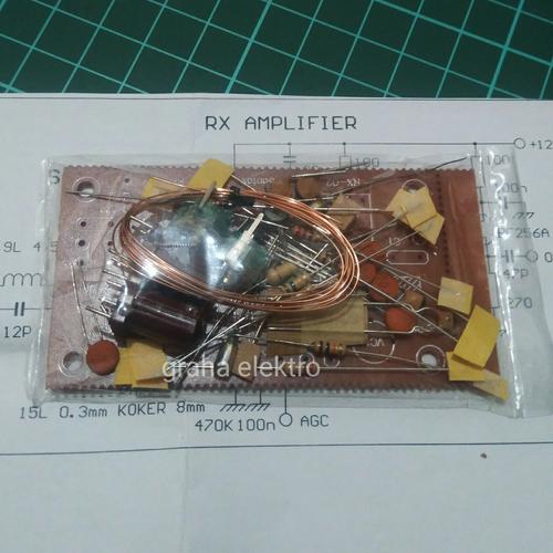 Jual kit DIY pcb penguat RF RX penerima receiver booster Buster bitx ...