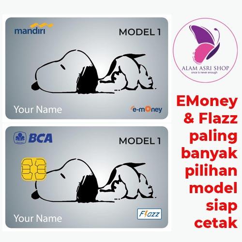 Jual Emoney/Flazz BCA Custom 1 sisi - SNOOPY - EMONEY MANDIRI, MODEL 1 ...