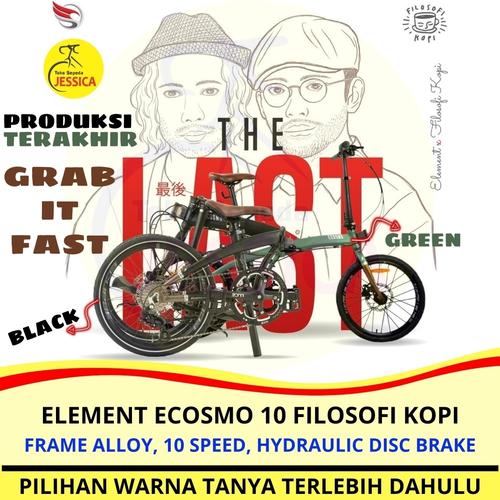 Jual Sepeda Lipat 20 Element Ecosmo 10 Filosofi Kopi Limited Edition ...