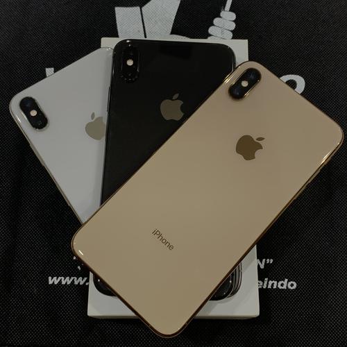 Jual iPhone Xs Max 256 GB Ex iBox Indonesia Fullset Original Second ...