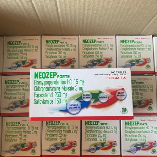 Jual neozep forte strip 4 tablet 1 box pilek - 1 strip - Jakarta ...