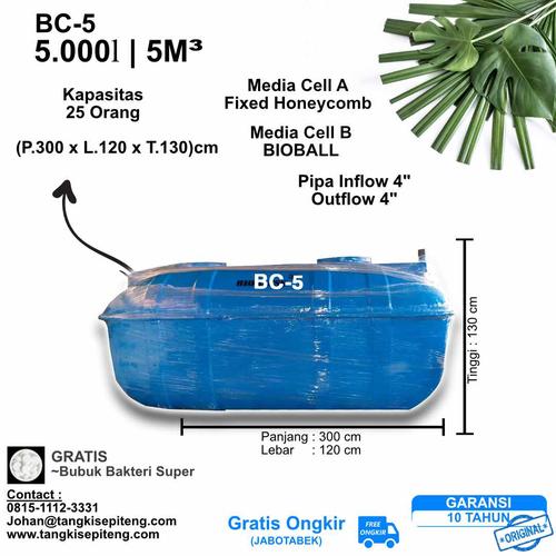Jual SEPTIC TANK BIOTECH, BIOFIL, BIOTANK 5000Liter 5m3 - Jakarta Barat ...