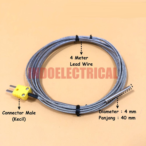 Jual THERMOCOUPLE TYPE K PROBE - Kabel 5 Meter - Kab. Sidoarjo ...