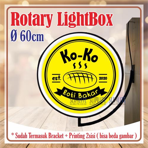 Jual Rotary Neon Box Ø60cm 2sisi /Capsule Light RRF80VF-2S 60cm ...