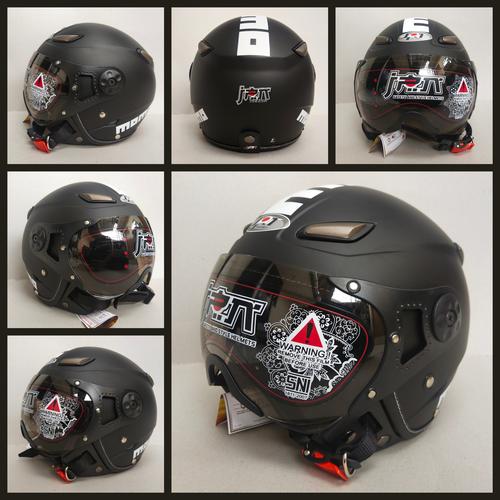 Jual helm retro jpn Momo original kaca pilot model helm pilot (hitam ...