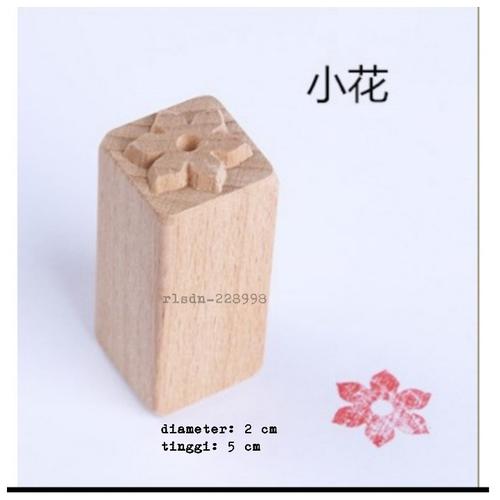 Jual Stempel pao/stempel kue/cap pao "bunga kecil" segi 2 cm - Kota ...
