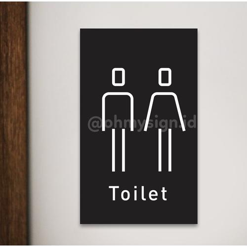 Jual TOILET SIGN ACRYLIC | SIGN TOILET PRINTED - Jakarta Timur - Oh My ...