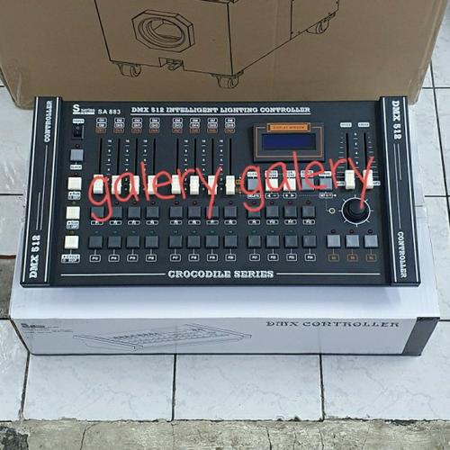Jual DMX CROCODILE lighting controller 40 step Mixer lampu parled beam ...