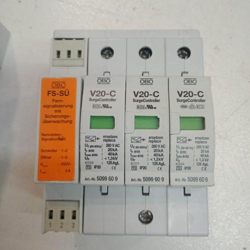 Jual SURGE ARRESTER OBO V20-C 280Vac FS-SU 3 PHASE - Jakarta Pusat ...